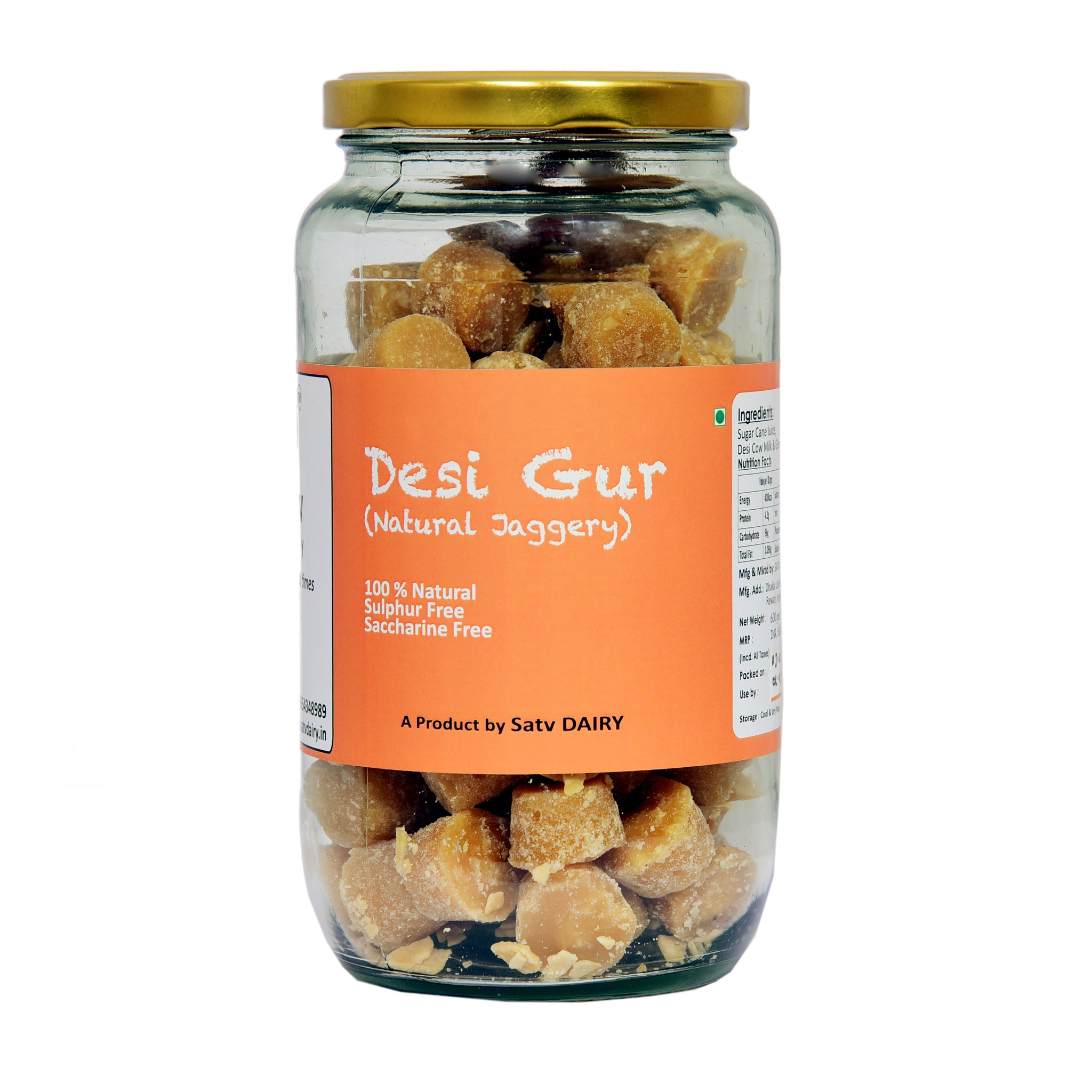 Desi Gur (Natural Jaggery) – Sâtv Dairy