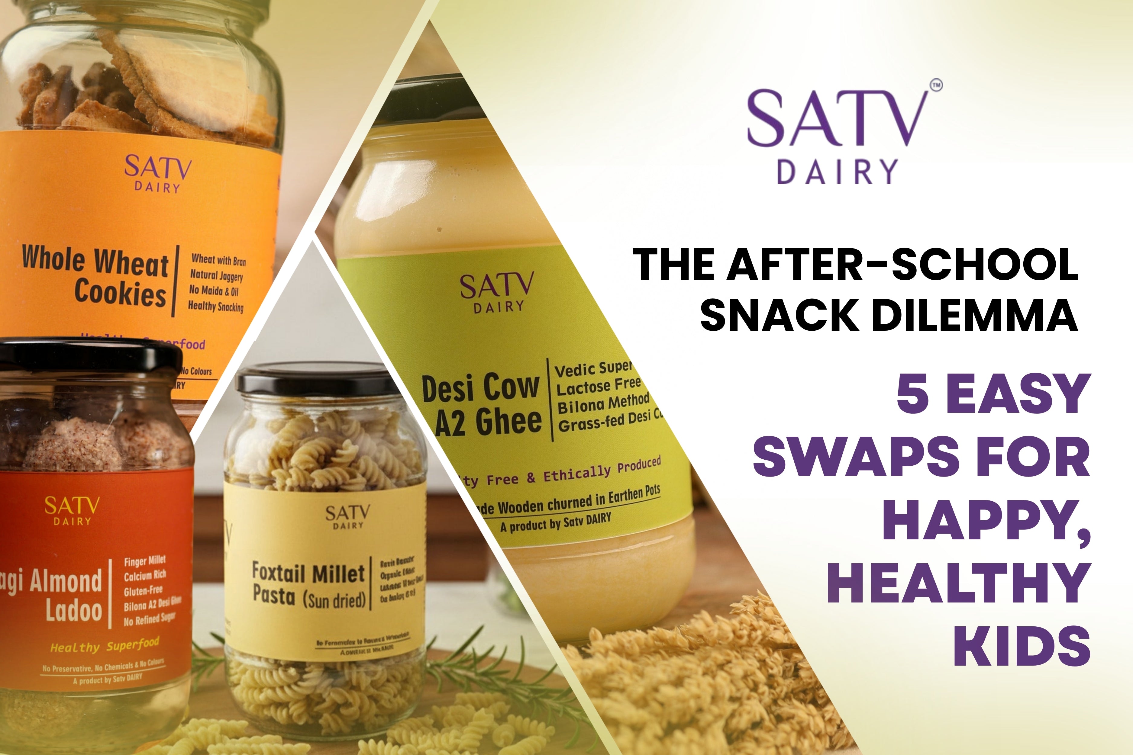 5 Healthy After-School Snack Swaps Your Kids Will Love | Satv Dairy ...